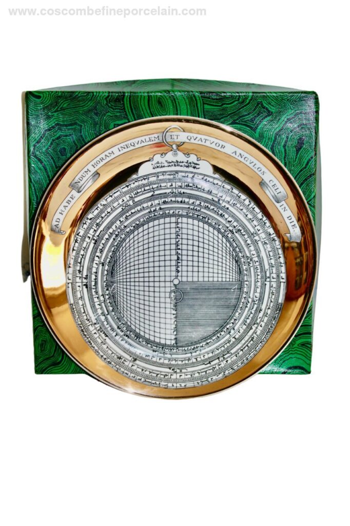 Piero Fornasetti Astrolabio in Original 1960s Malachite Box