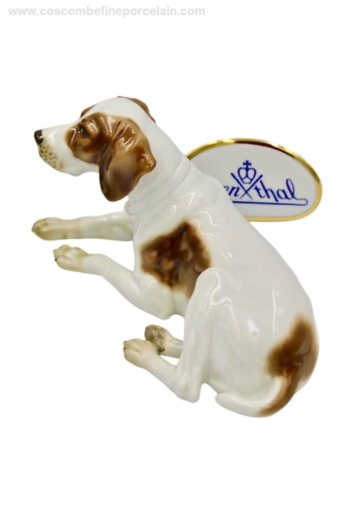 Rosenthal Max Fritz Pointer dog made in 1930s Germany.